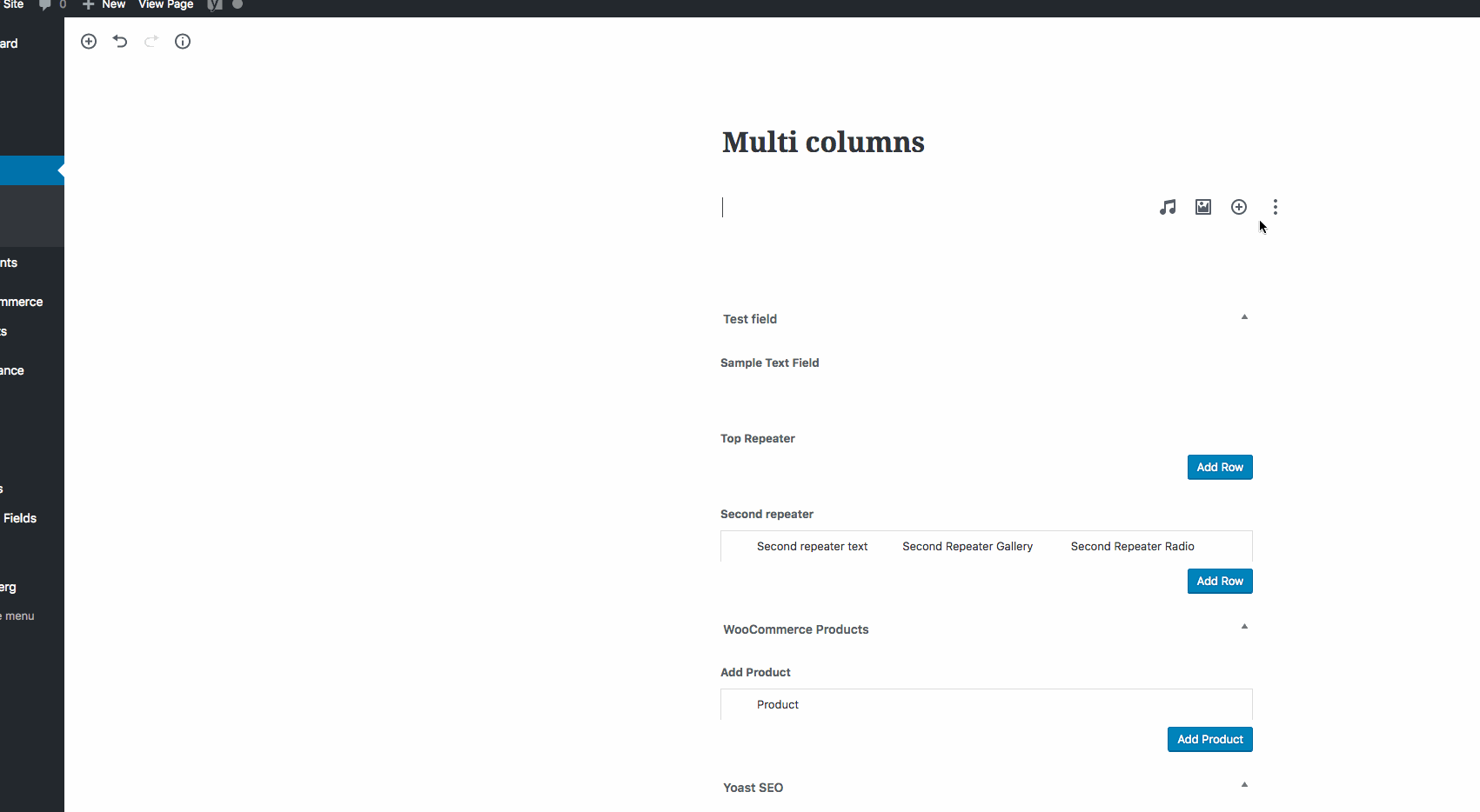 Can't add different blocks to columns · Issue #5115 · WordPress/gutenberg · GitHub