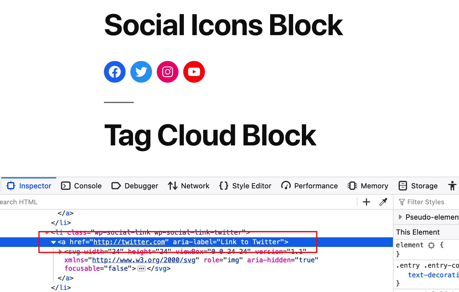 Social Icon URLs default with incorrect protocol · Issue #21699 · WordPress/gutenberg · GitHub