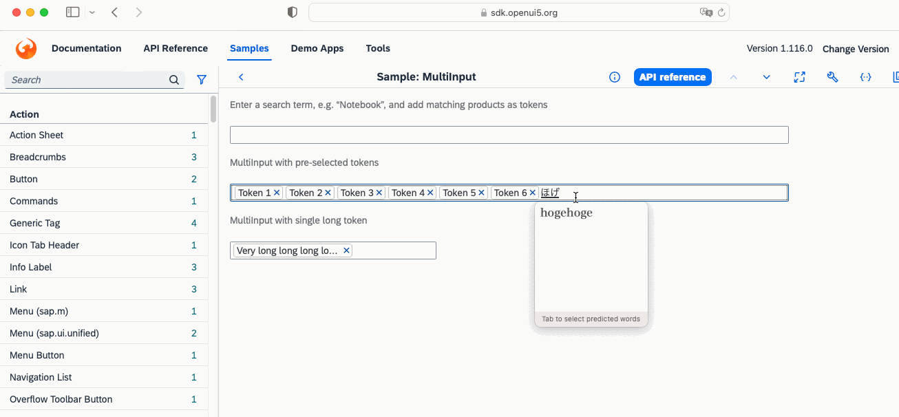 `sap M Multiinput` Creates An Additional Redundant Token In Multiinput · Issue 3806 · Sap