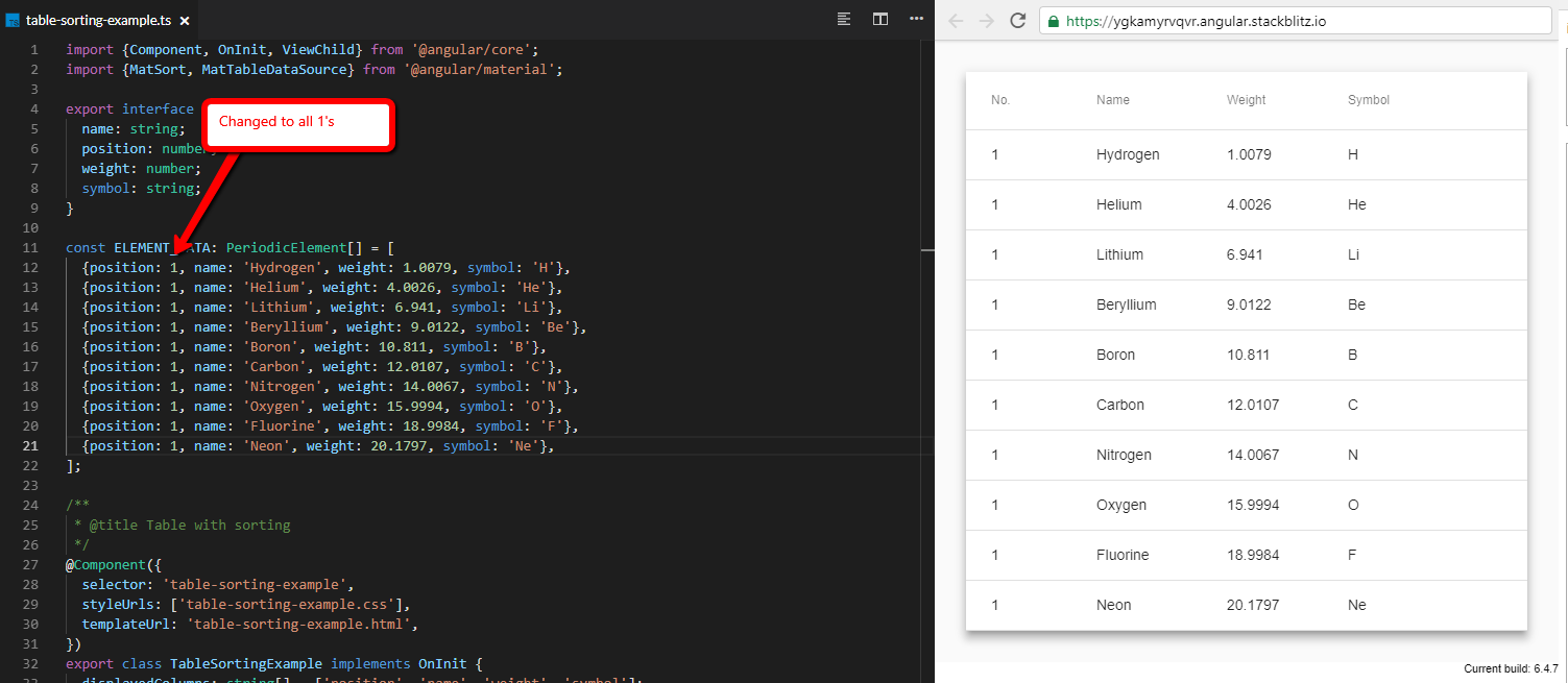 Use stable sort for table's sort · Issue #13414 · angular/components ...