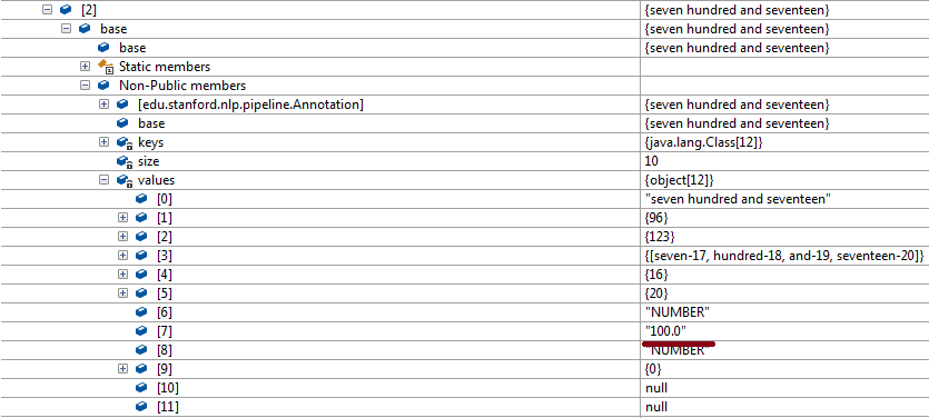 Numbers represented in words are extracted only half of them · Issue ...