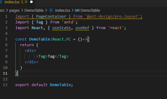 🧐[问题] 使用Ant Design tag组件报错 · Issue #8760 · ant-design/ant-design-pro ...