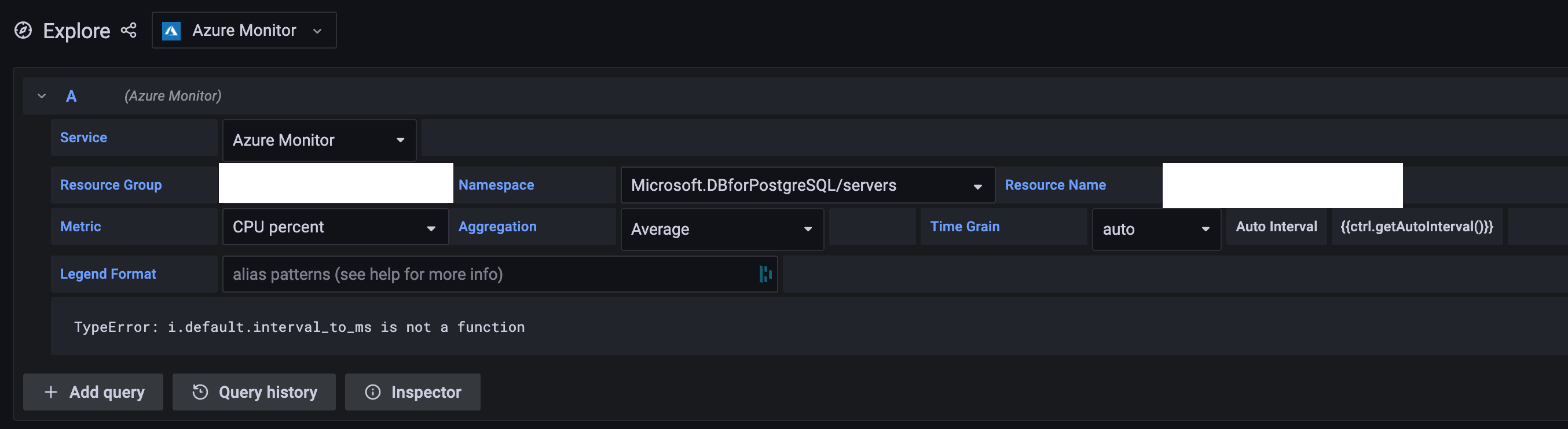 Azure datasource: TypeError: i.default.interval_to_ms is not a function · Issue #42925 · grafana ...