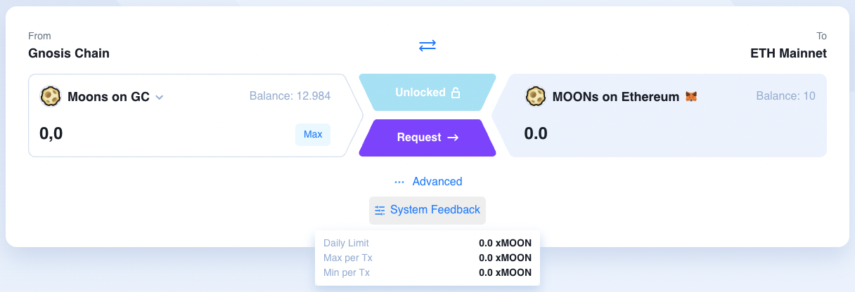 Limits For Overridden Tokens Displayed Incorrectly · Issue 341 · Omniomnibridge Ui · Github 