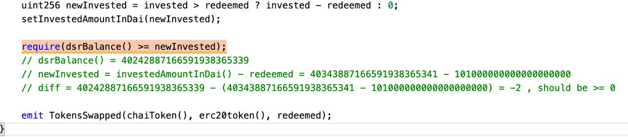 signature execution fails due to rounding error in Chai contract · Issue #395 · omni/tokenbridge ...
