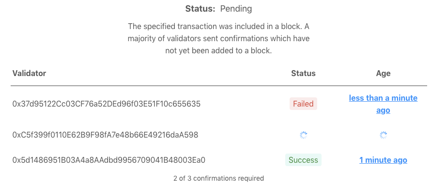 ALM displays pending state when not enough confirmations were sent · Issue #403 · omni ...
