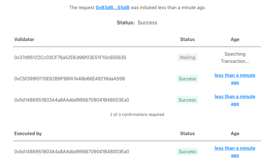 Waiting for a validator displayed for overall Success status · Issue #409 · omni/tokenbridge ...
