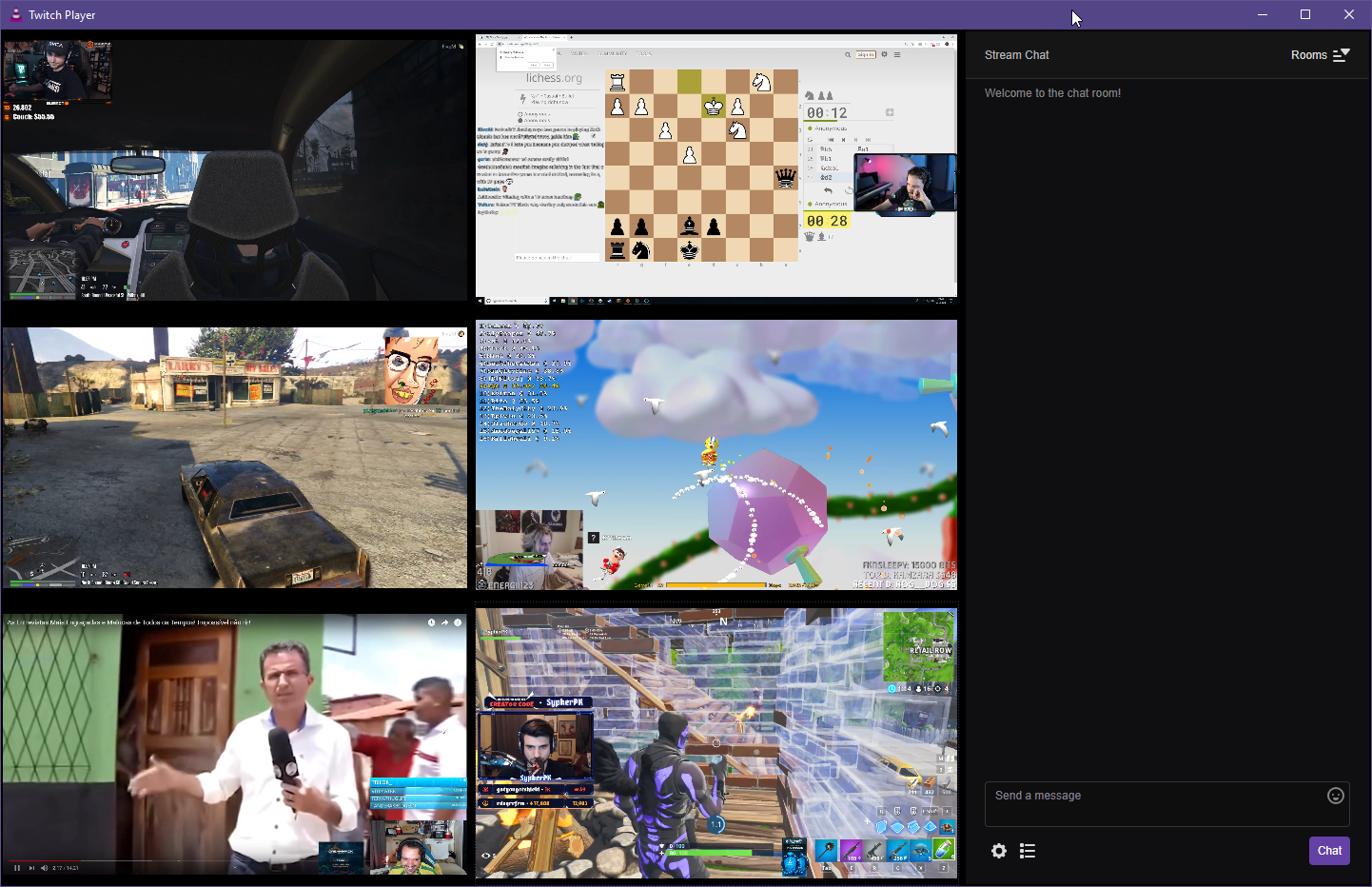 Implement a global chat pane for chat clients that have their own tabbed interfaces like ...
