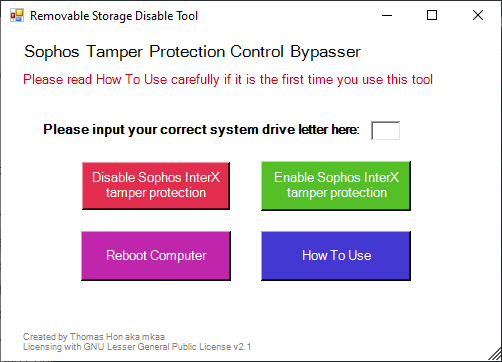 GitHub - thomasbad/No_Sophos_TamperProtection: Disable the Tamper ...