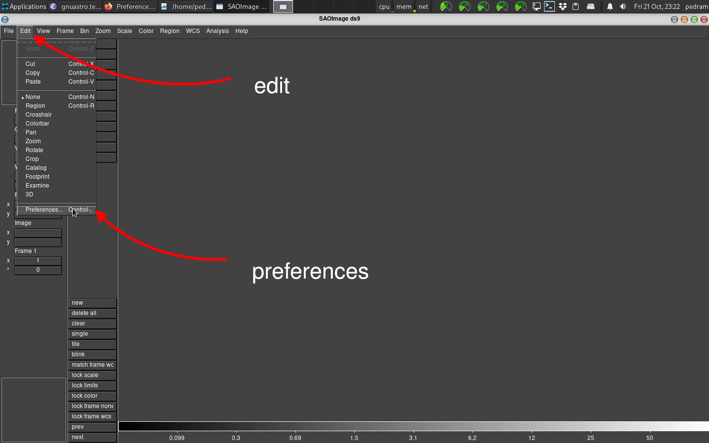 Preferences Frame buttonbar lock color internal error! ⛔ · Issue #141 · SAOImageDS9/SAOImageDS9 ...