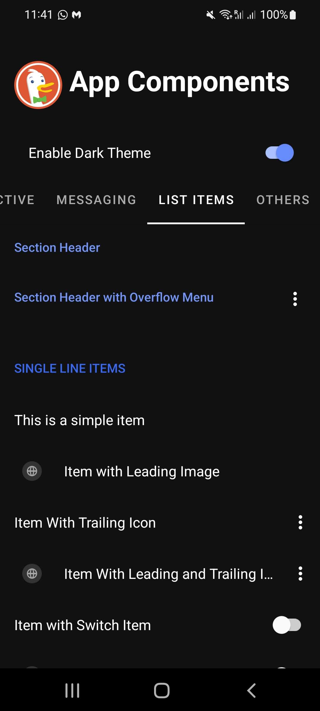 ADS: SectionHeaderListItem component by nalcalag · Pull Request #2441 · duckduckgo/Android · GitHub