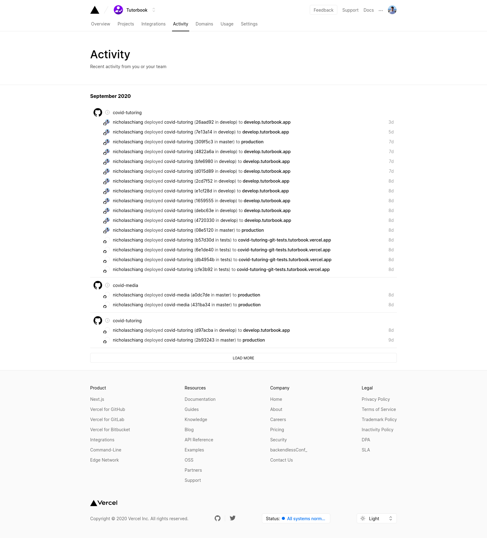 Add "recent activity" list · Issue #119 · tutorbookapp/tutorbook · GitHub