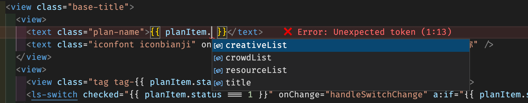 axml变量智能提示对jsDoc的支持 · Issue #5 · ant-mini-program/vscode-alipay-minicode · GitHub
