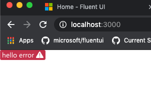 Label using color, content and Icon: Warning: Failed prop type: Invalid ...