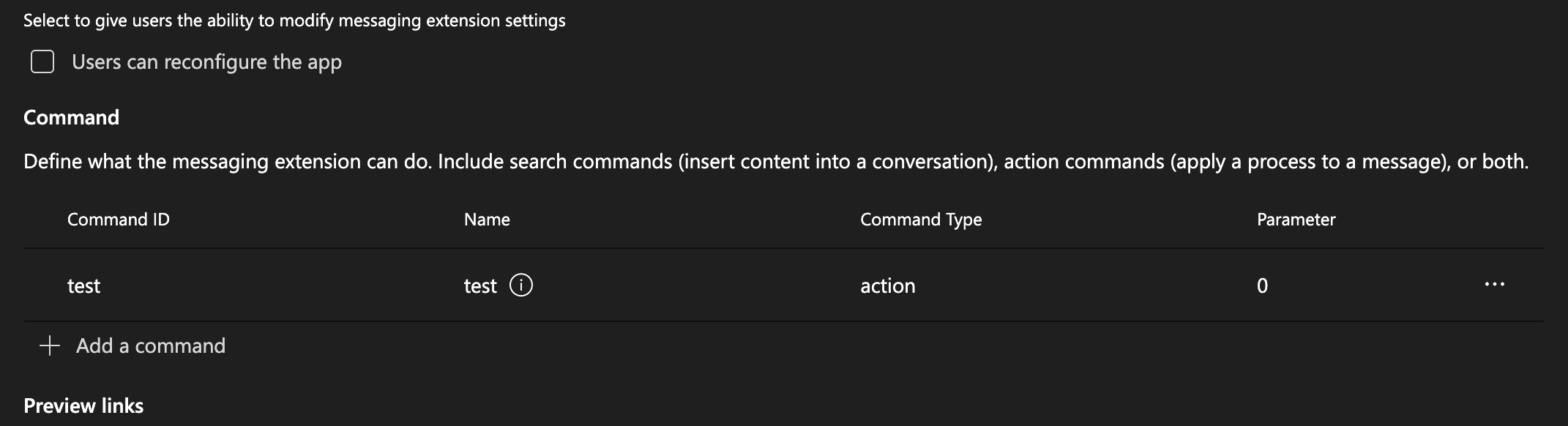 Teams app manifest error while creating a messaging extension. · Issue ...