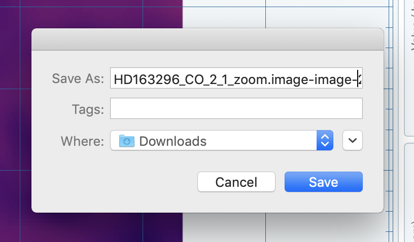 Export image: long names not fully visible in the Save As field · Issue ...