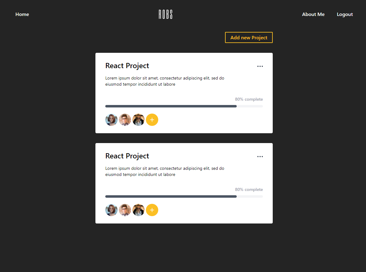 GitHub - Robx86/Project-Management-React-Redux