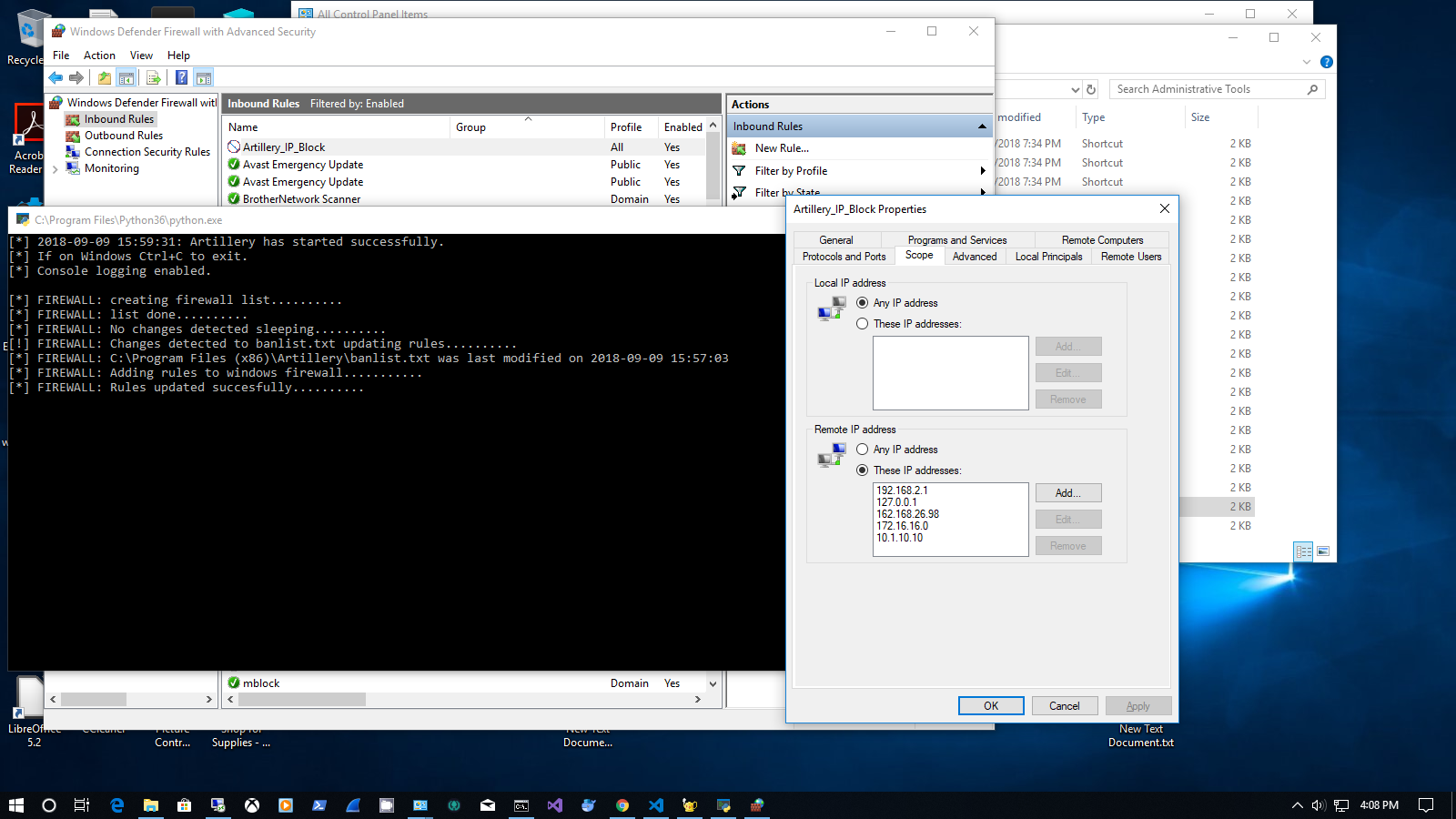 Windows features wanted? · Issue #55 · BinaryDefense/artillery · GitHub