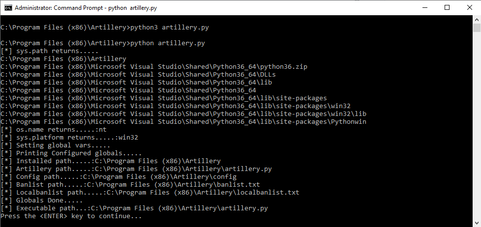 Error with setup.py on iOS · Issue #102 · BinaryDefense/artillery · GitHub