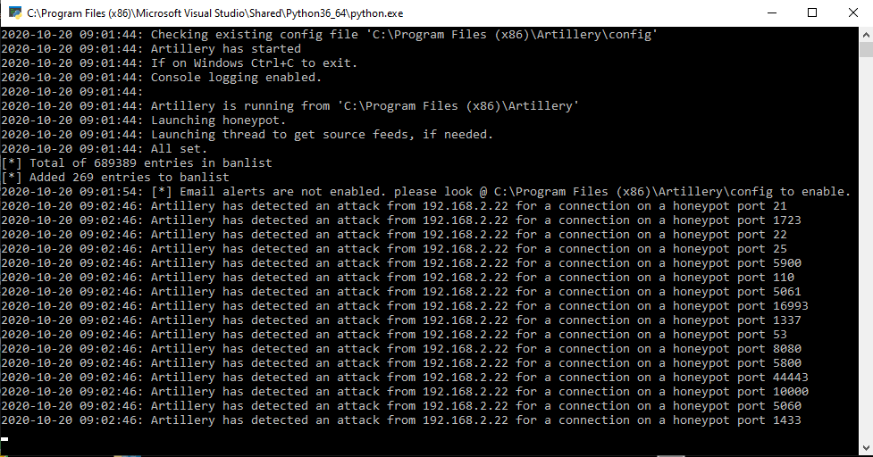 Error with setup.py on iOS · Issue #102 · BinaryDefense/artillery · GitHub