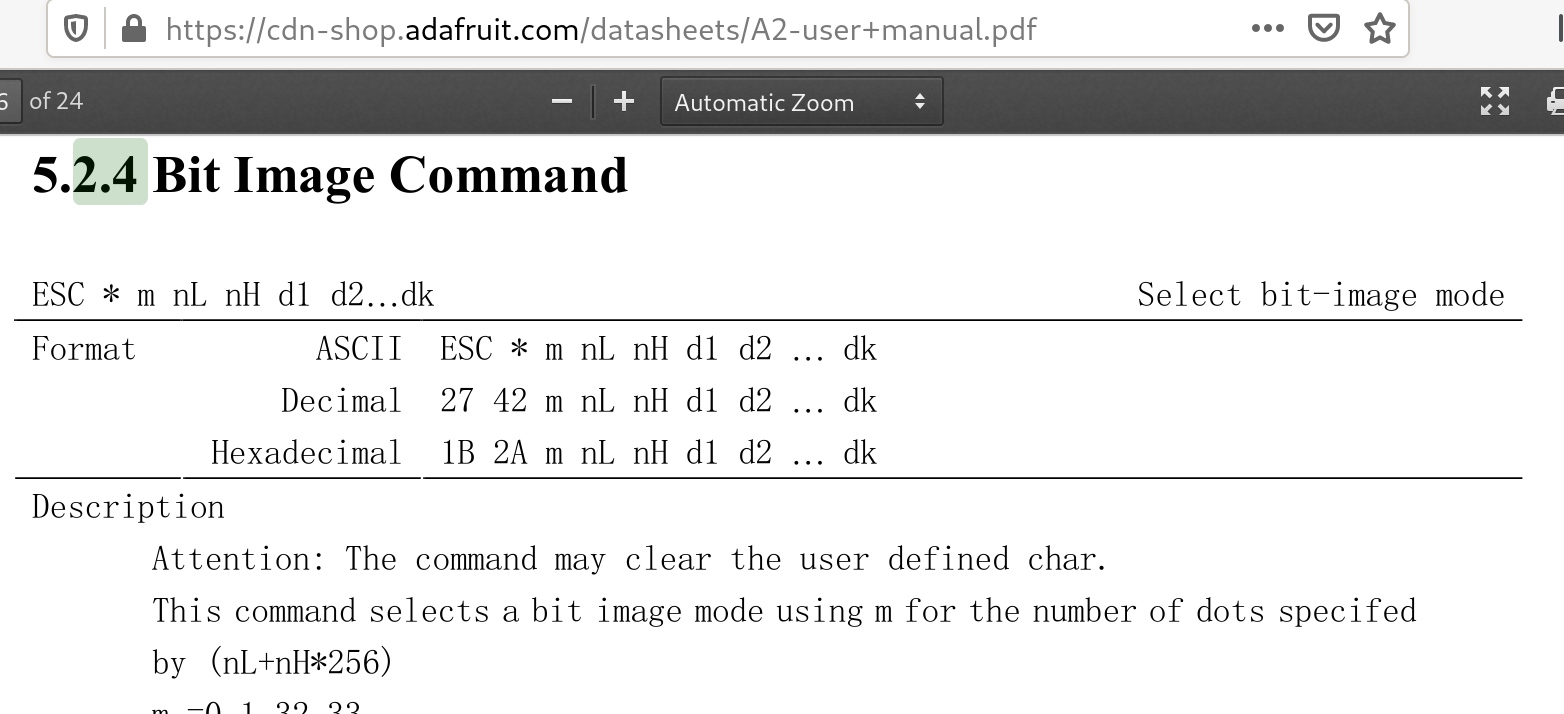 Can't print images with Adafruit Thermal Printer and CUPS · Issue #951 · mike42/escpos-php · GitHub