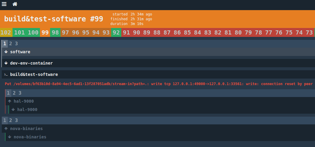 Error: unexpected EOF, http: unexpected EOF reading trailer, write ...