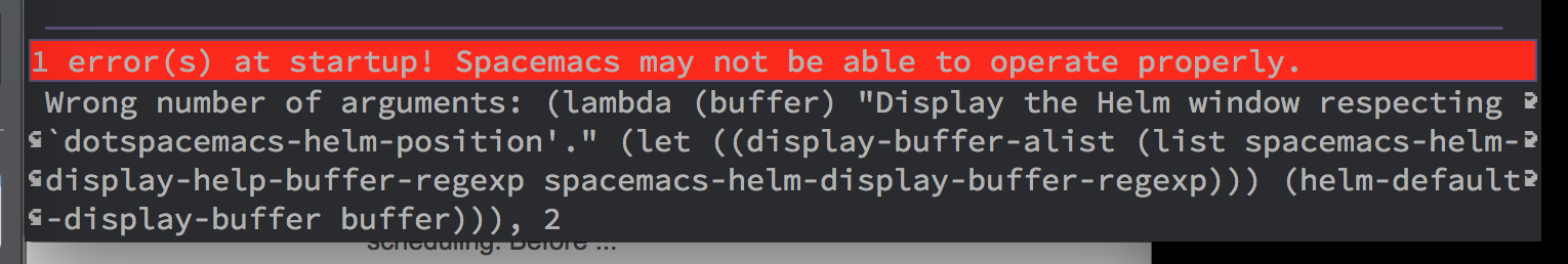 wrong number of arguments · Issue #10219 · syl20bnr/spacemacs · GitHub