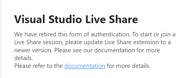 Can't start new Live Share session in Visual Studio Community 2022 ...