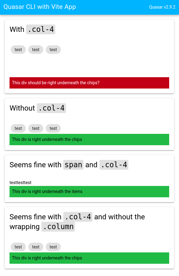 Adding flex col sizes seems to cause unnessary blank space to be added to the page in certain ...