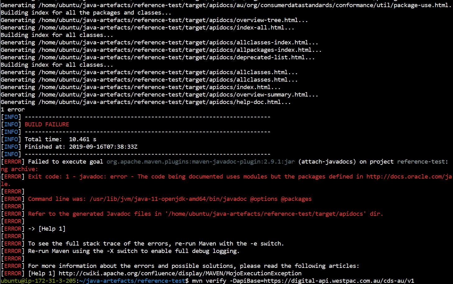 The project does not build with Java 11 · Issue #4 · ConsumerDataStandardsAustralia/mock-data ...