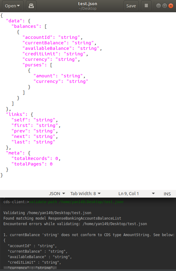 Client-cli validate-path does not match ResponseBankingAccountsBalanceList unless optional ...