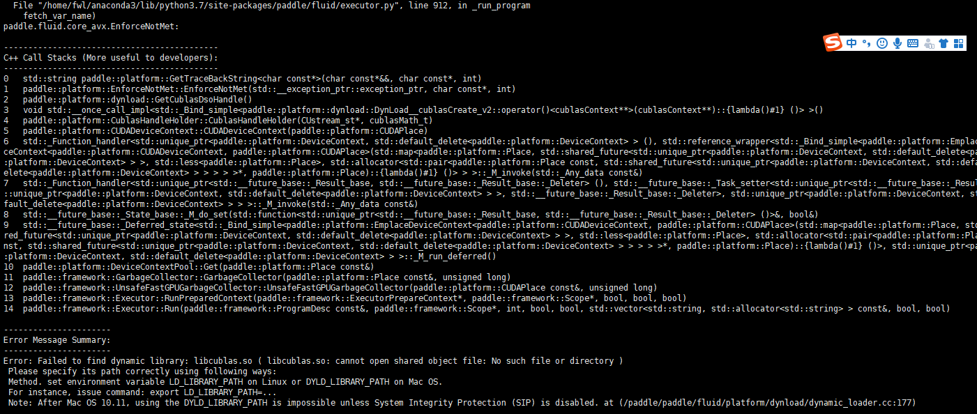 paddle安装报错 · Issue #28618 · PaddlePaddle/Paddle · GitHub