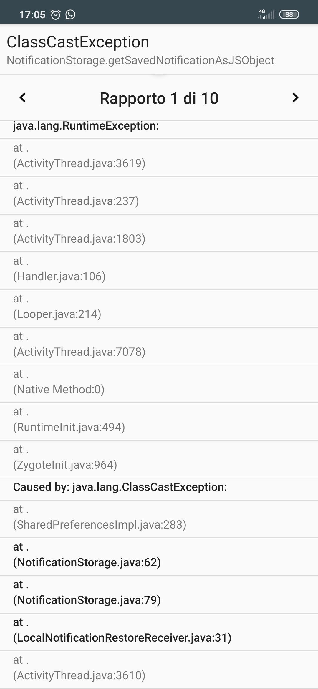 bug: ClassCastException in NotificationStorage · Issue #434 · ionic-team/capacitor-plugins · GitHub