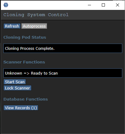 TODO: Cloning Console GUI and basic Cloning Operating System B: 200 · Issue #1729 · unitystation ...