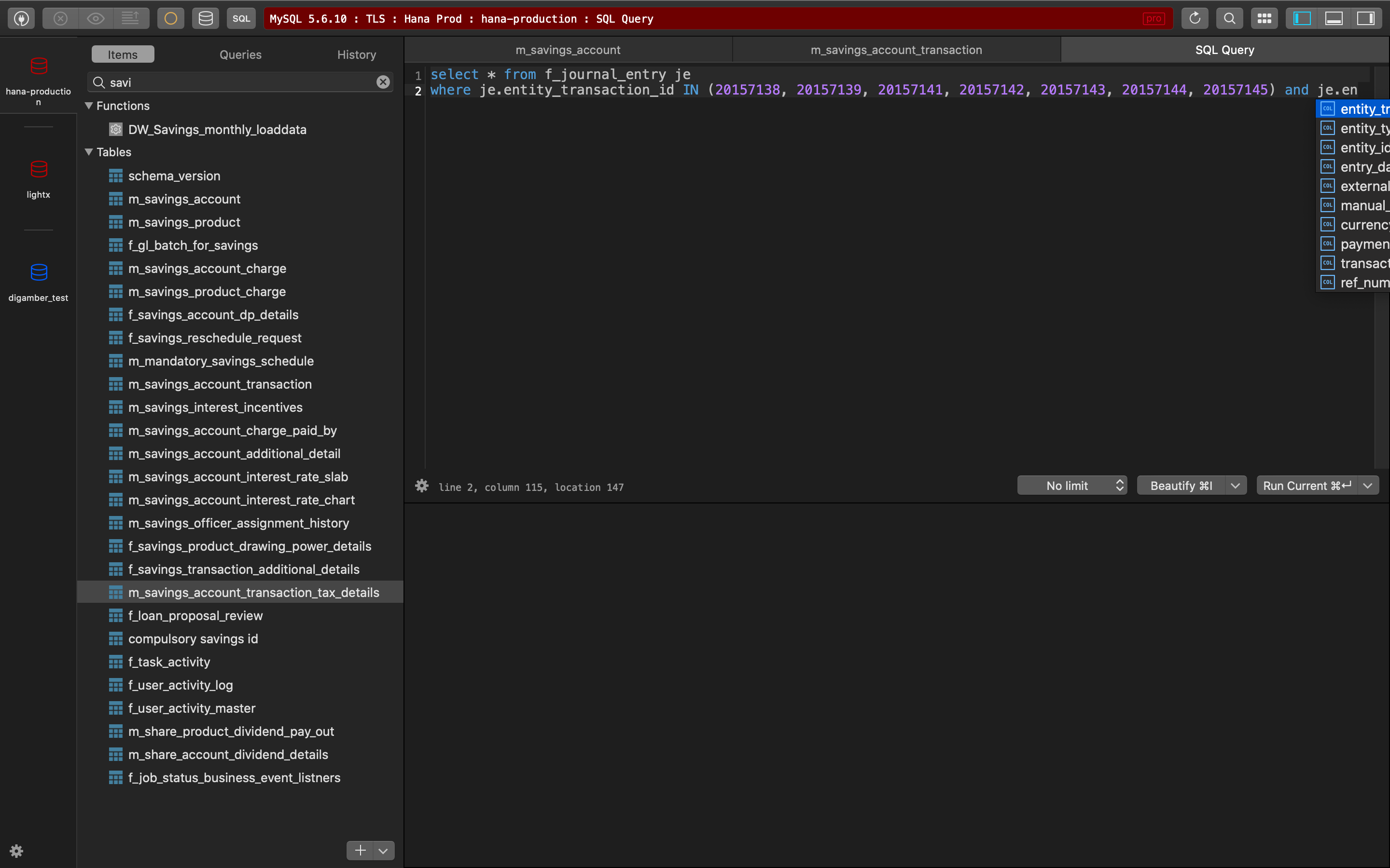 Can't see suggestion (Column name) at the end of the editor. · Issue #1906 · TablePlus/TablePlus ...