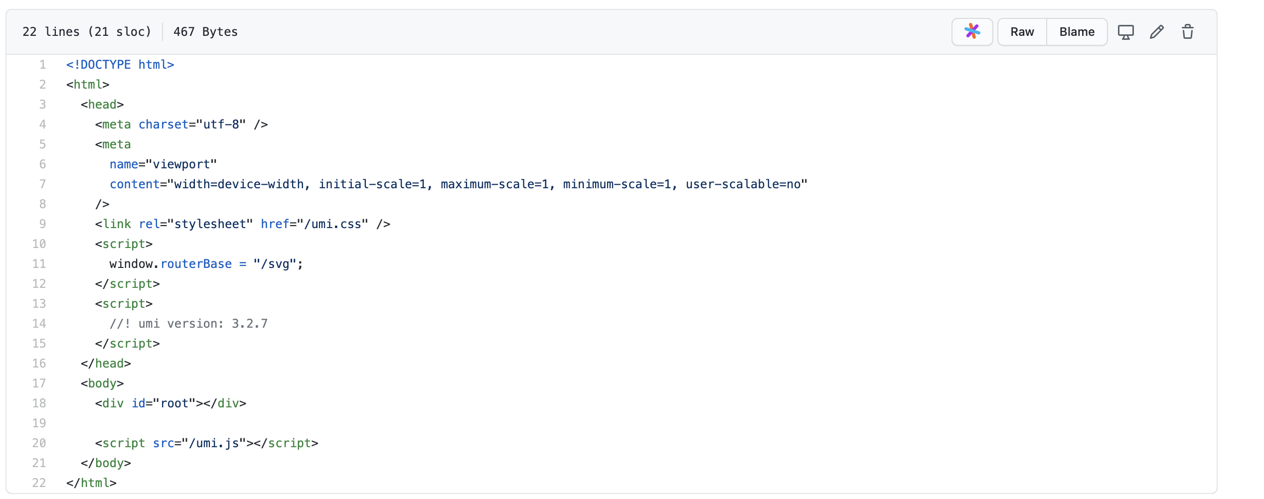 将项目部署到github.io，配置了base属性，但是构建出来的index.html文件里对css和js还是绝对路径方式引用 · Issue #4977 · umijs/umi · GitHub