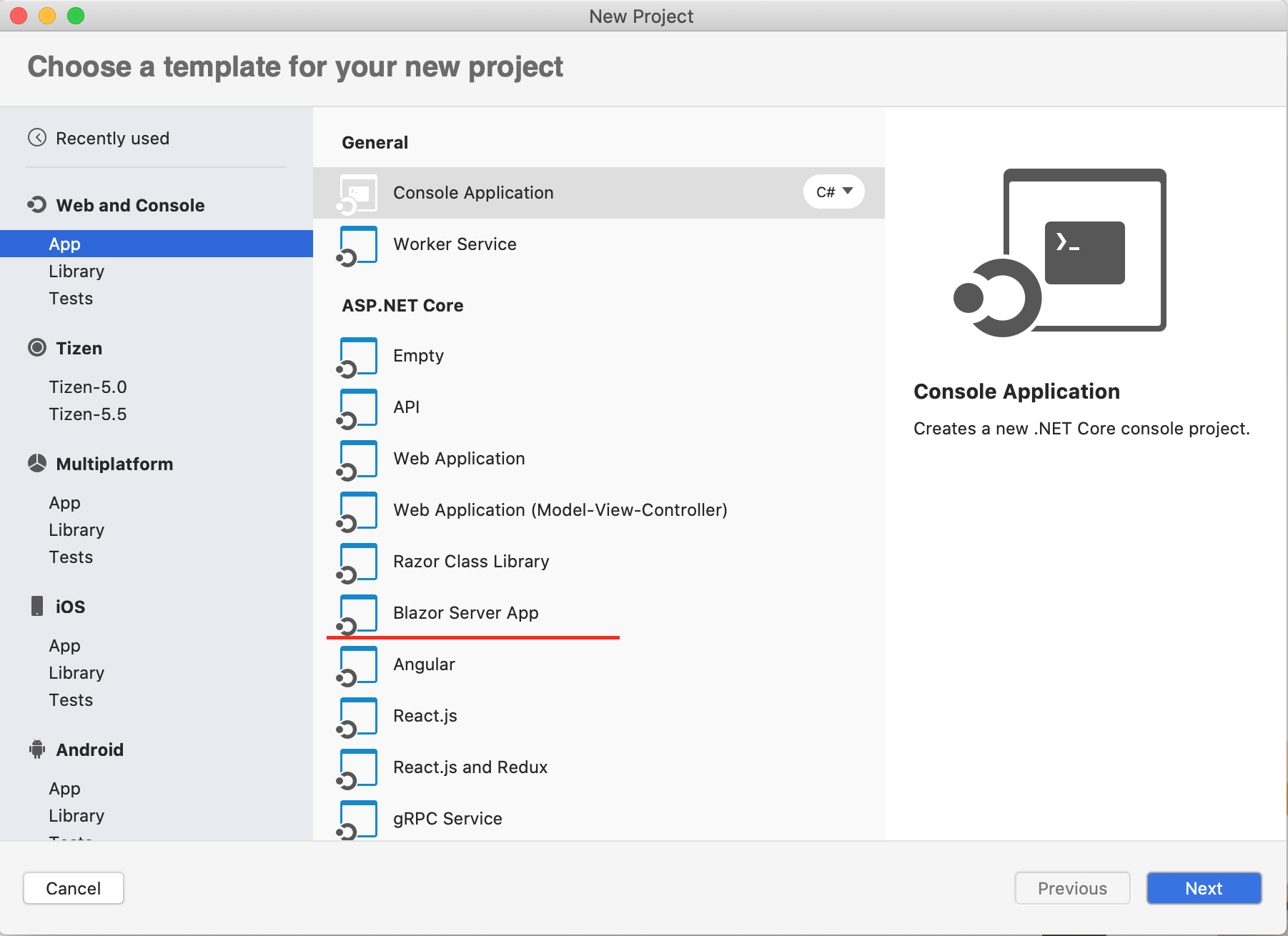 Missing Blazor Webassembly App Template In Vs For Mac · Issue 21940