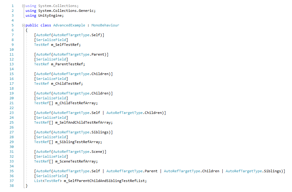 GitHub - JohnnyTheG/AutoRefs: Automatic component referencing for Unity.