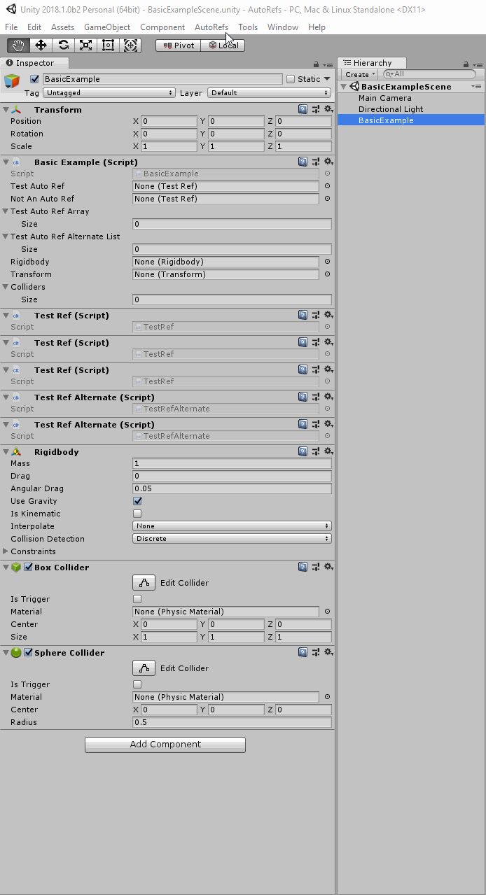 GitHub - JohnnyTheG/AutoRefs: Automatic component referencing for Unity.