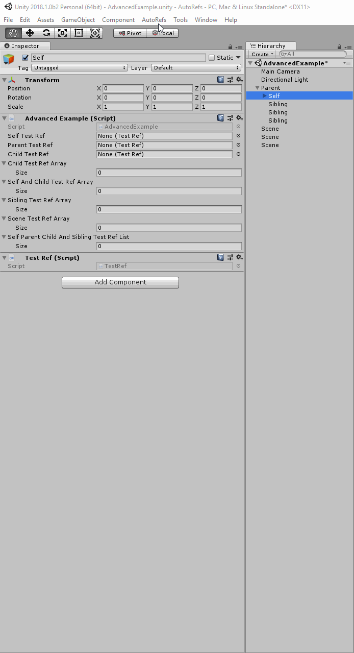 GitHub - JohnnyTheG/AutoRefs: Automatic component referencing for Unity.