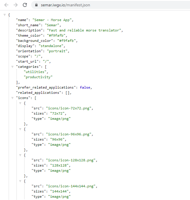 PWABuilder not detect manifest.json · Issue #1674 · pwa-builder/PWABuilder · GitHub