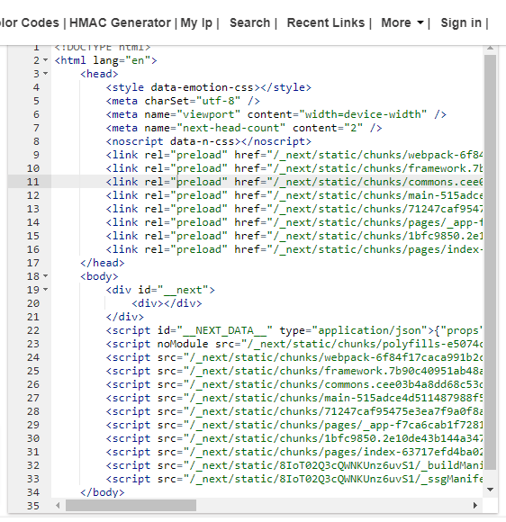 How to disable Next preload meta tag? · vercel next.js · Discussion ...