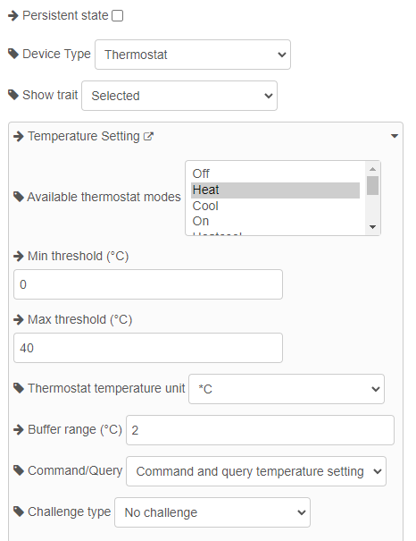 Thermostat temperaturesetting controls not available in Google Home app · Issue #323 · mikejac ...