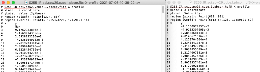 Fix exported spatial profiles when using mipmapped data · Issue #1546 · CARTAvis/carta-frontend ...