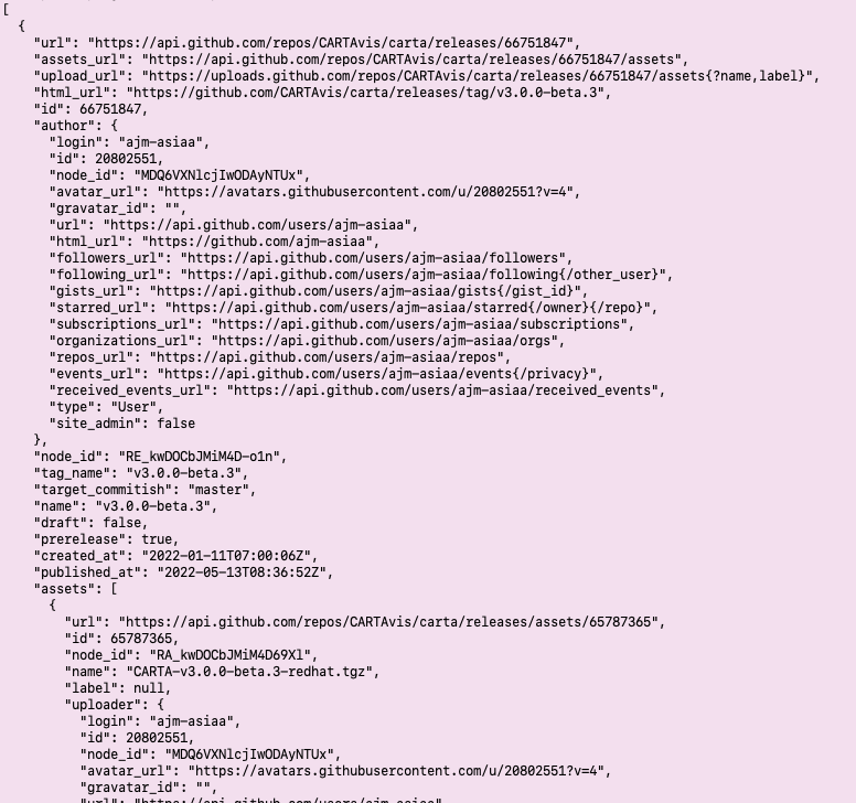 check for new CARTA release · Issue #1852 · CARTAvis/carta-frontend · GitHub