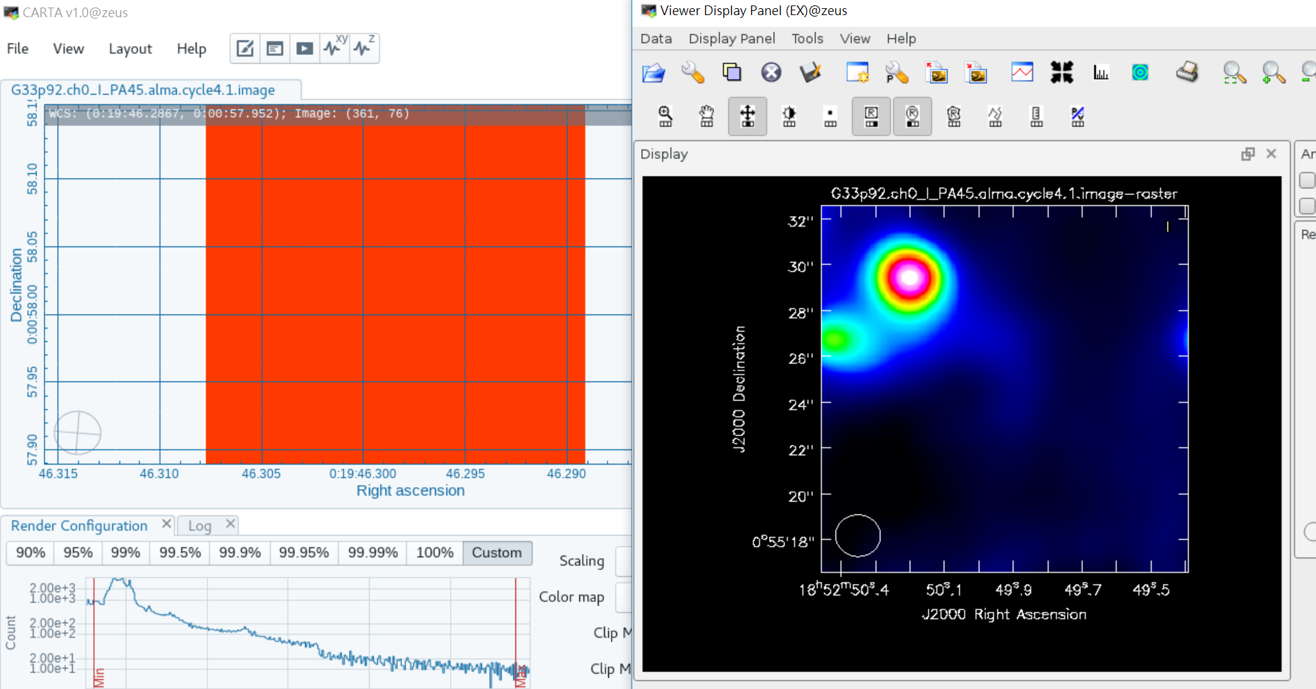 [user feedback] wrong coordinate grid with casa simobserve/simanalyze generated images · Issue ...
