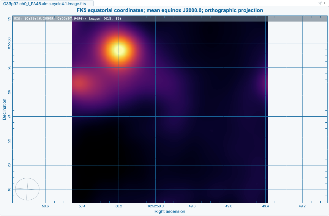 [user feedback] wrong coordinate grid with casa simobserve/simanalyze generated images · Issue ...