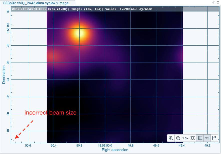 [user feedback] wrong coordinate grid with casa simobserve/simanalyze generated images · Issue ...