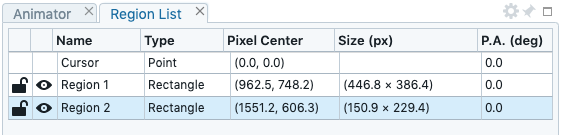 misalignment in the region list widget · Issue #594 · CARTAvis/carta ...