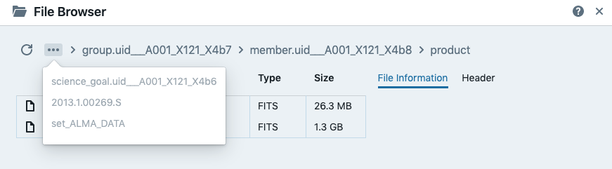 breadcrumbs ... menu is greyed out · Issue #830 · CARTAvis/carta ...